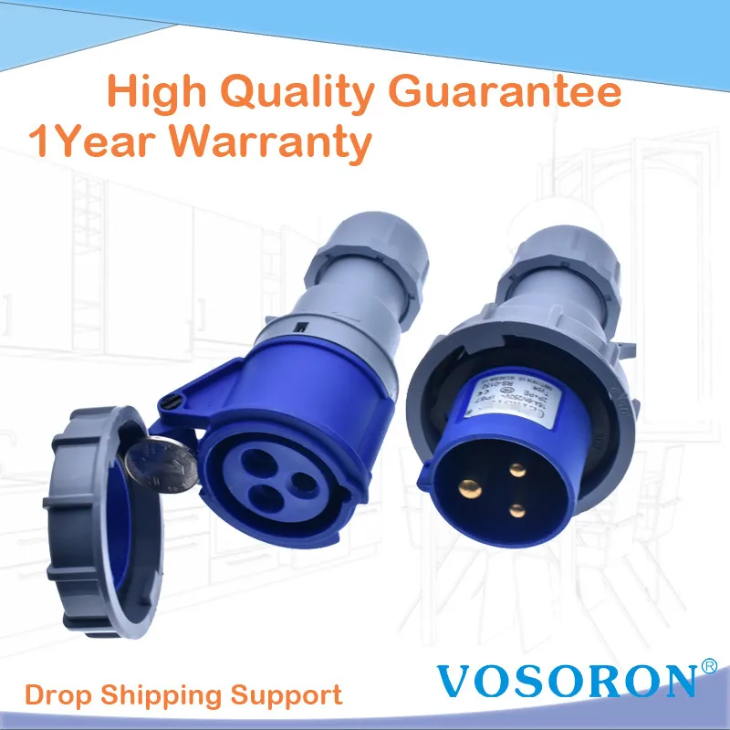 IP67-Waterproof-Socket-16A-32A-Marine-Boat-Power-Industrial-Electrical ...