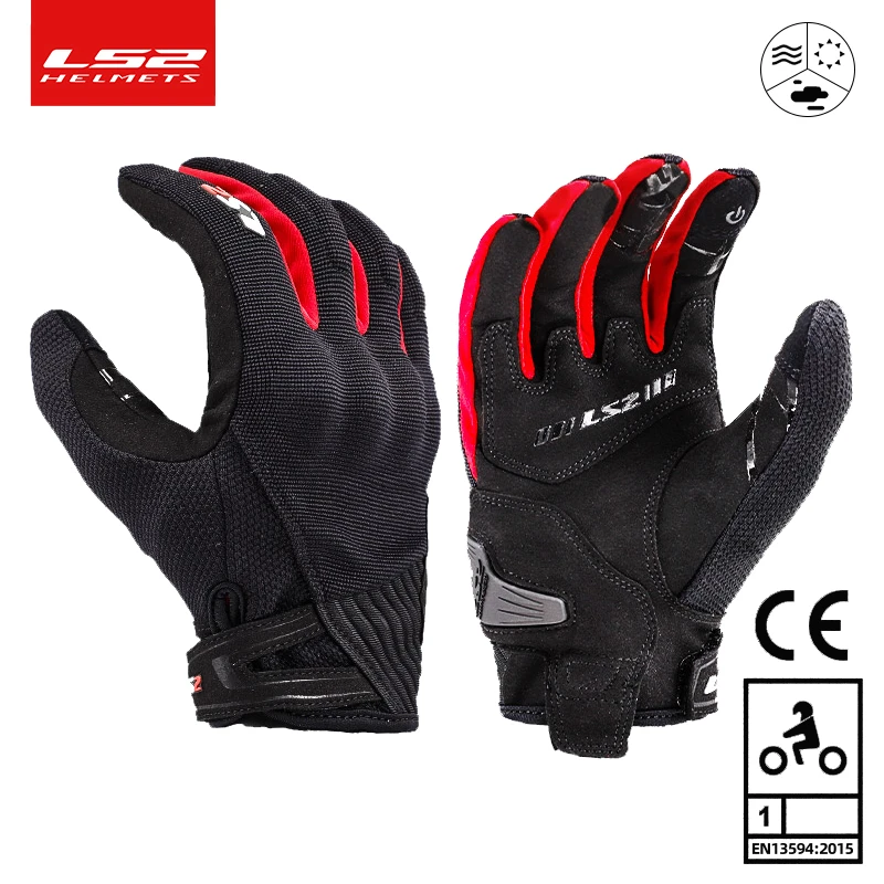 LS2 MG018 Summer Riding Gloves ls2 men motorcycle gants touch screen ...