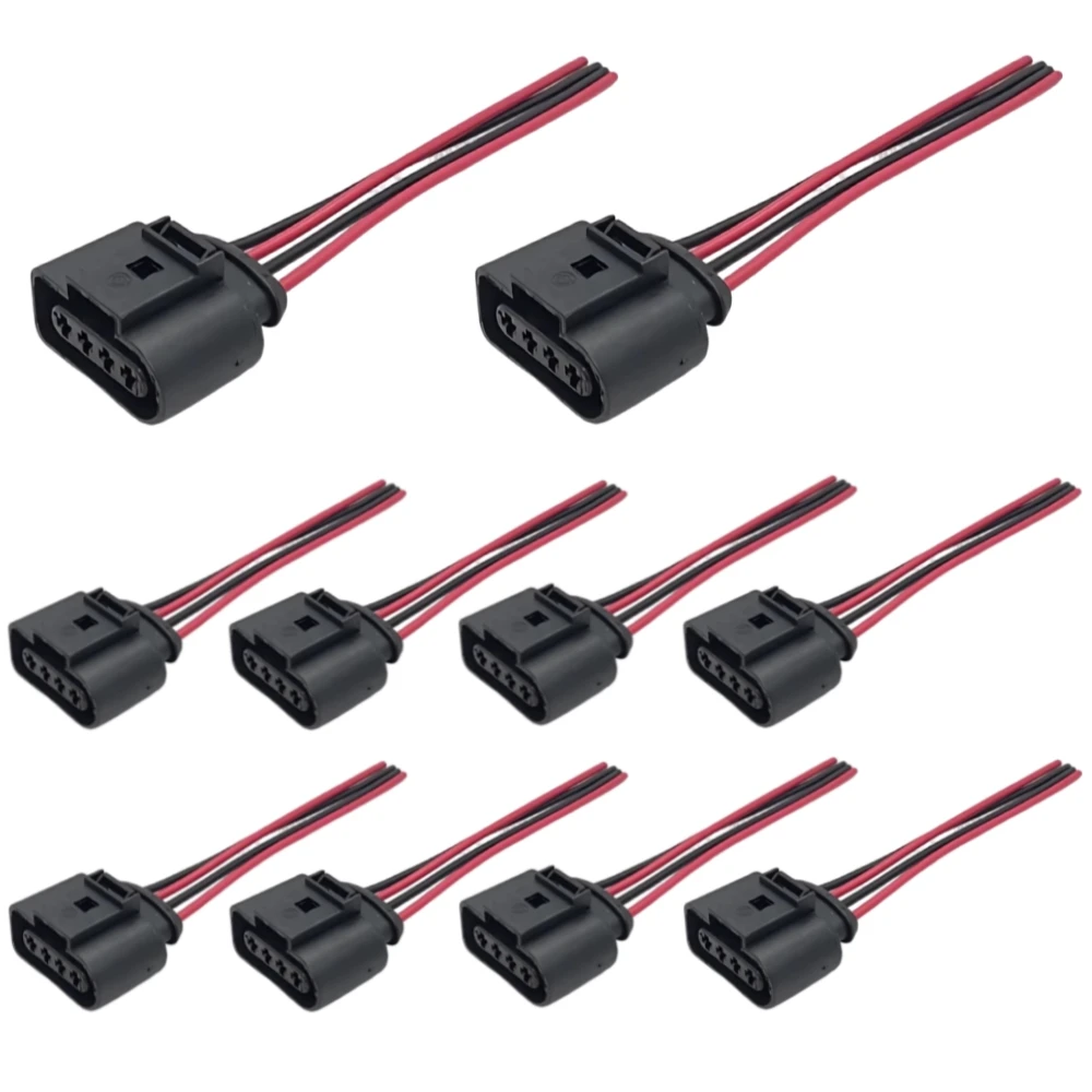 10Pcs Ignition Coil Connector Harness Plug Wiring For VW Jetta Golf ...