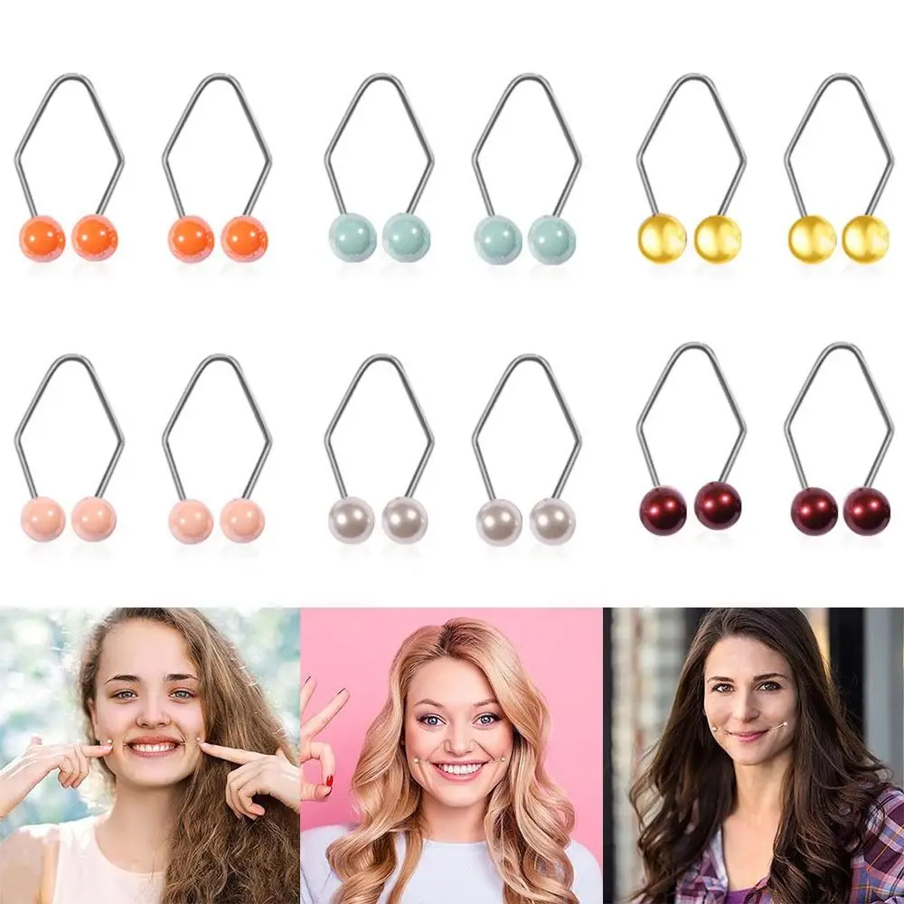 1-Pair-Pearl-Dimple-Trainer-Fashion-Alloy-Easy-to-Wear-Dimple-Maker-for ...