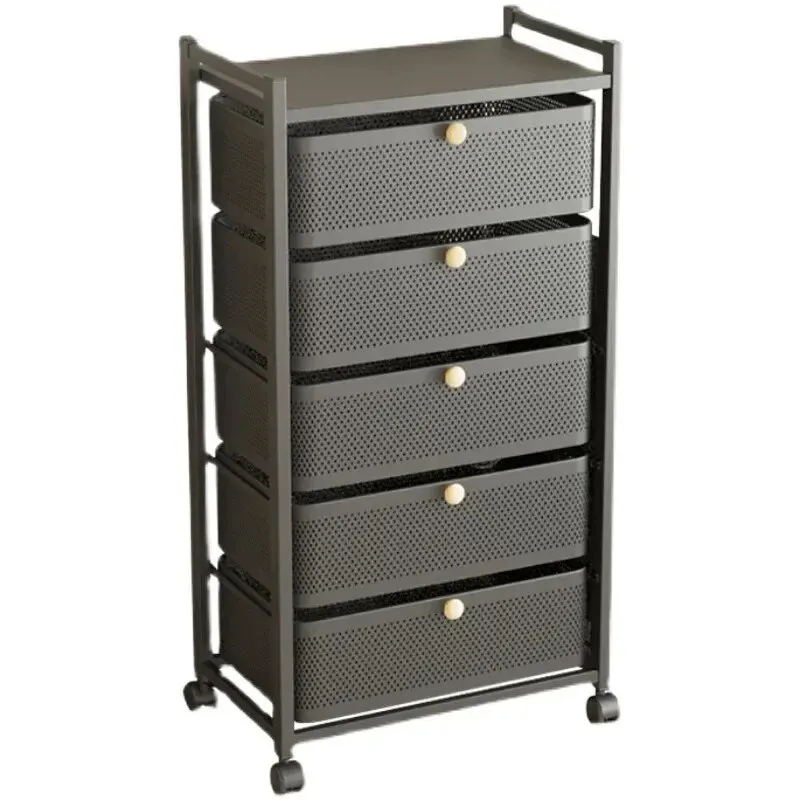 Drawer-style-Mini-Cart-Storage-Rack-Floor-standing-Bedroom-Living-Room ...