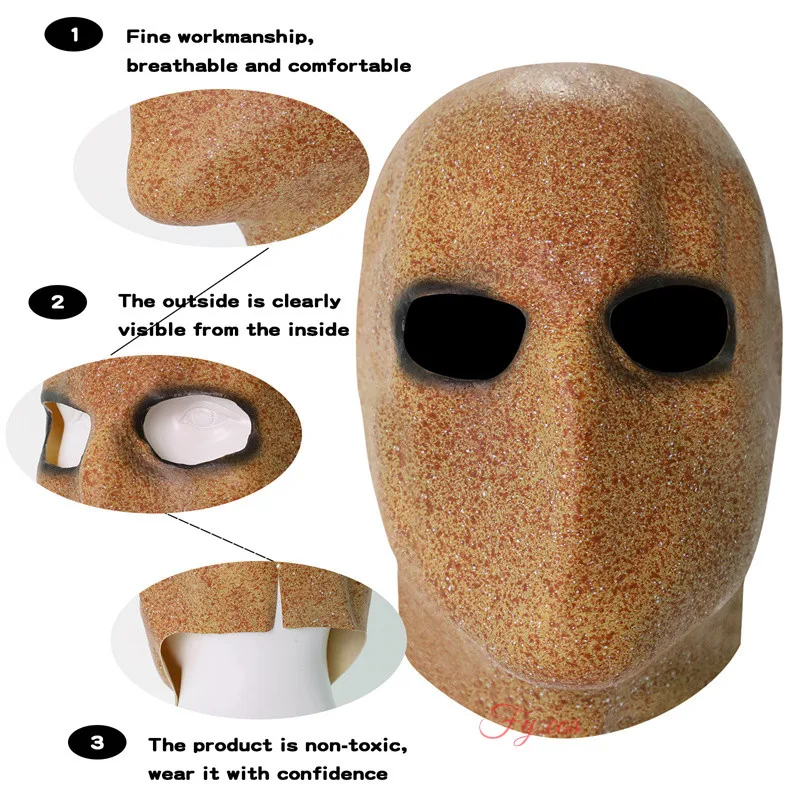 Gold Faceless Mask