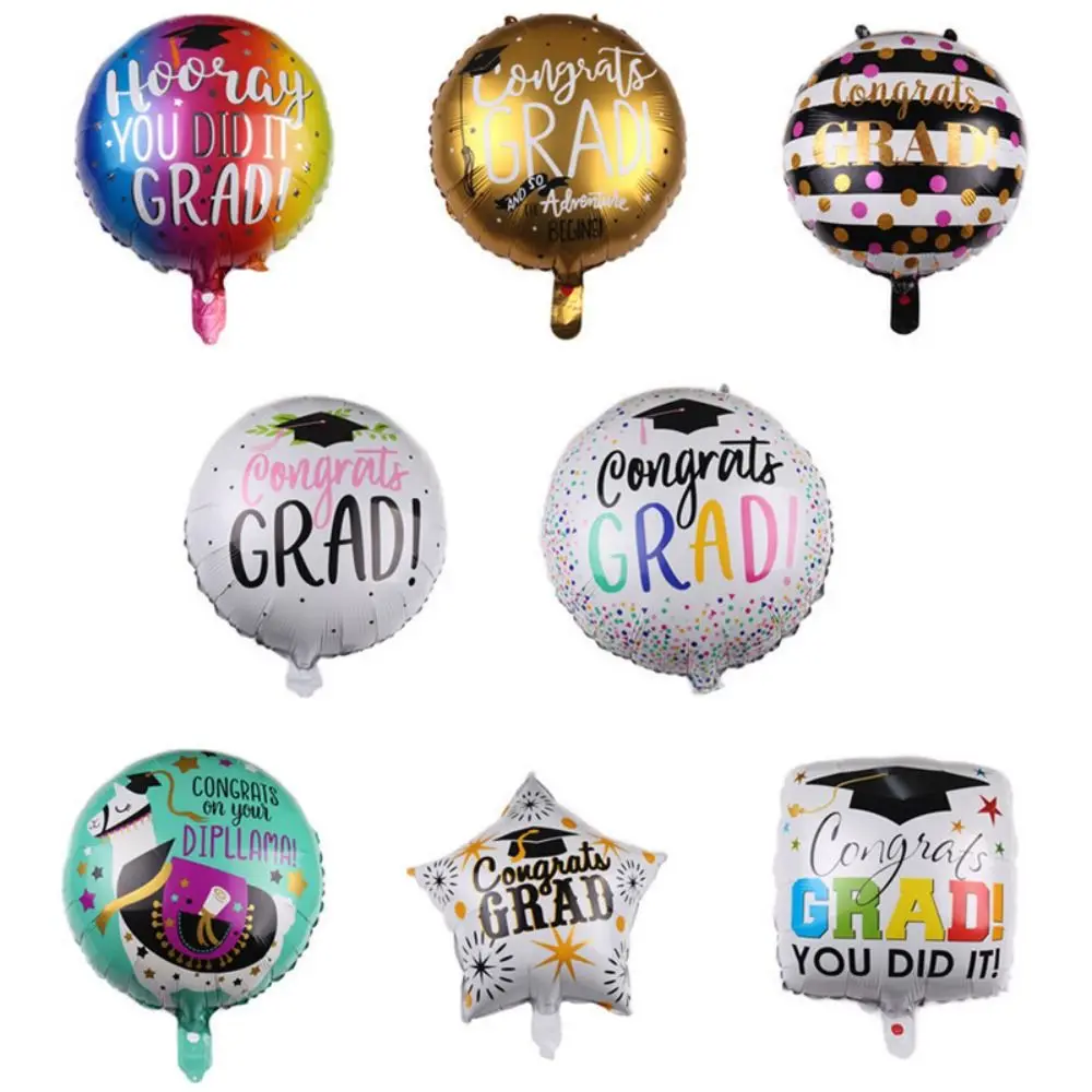 10-Pcs-Aluminum-Film-Graduation-Balloon-Graduation-Party-Decoration ...