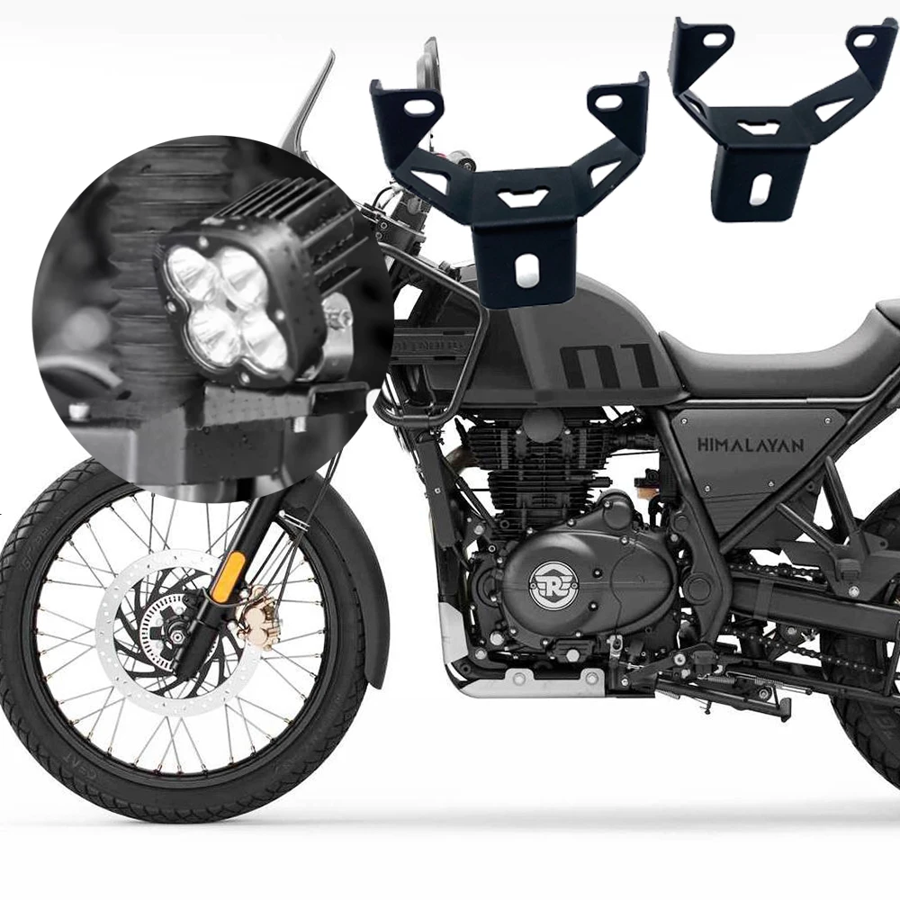 Soporte-de-luz-antiniebla-para-motocicleta-accesorio-para-Royal-Enfield ...