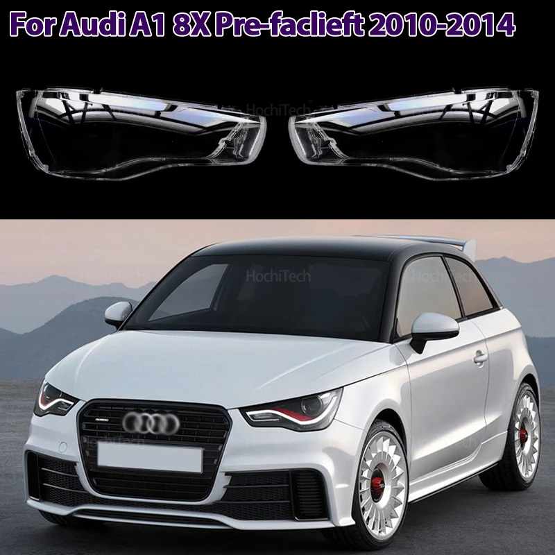 For Audi A1 8X Pre-faclieft 2010 2011 2012 2014 Car Headlamp Cover ...