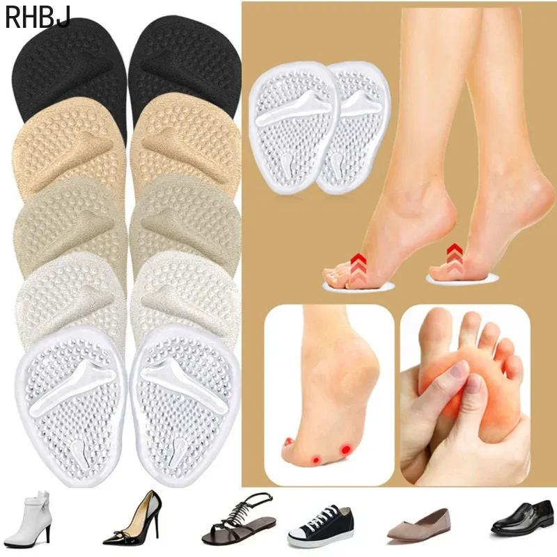 RHBJ-High-Heel-Cushion-Shoes-Front-Forefoot-Half-Sole-Pads-Thickened ...