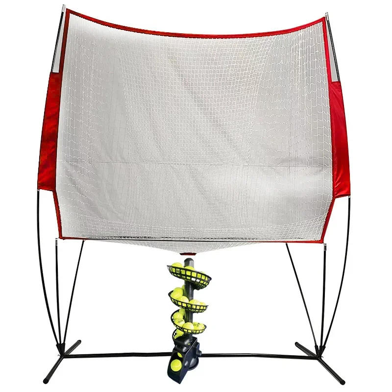 TS-02-Portable-Tennis-Ball-Throwing-Machine-With-Net-Coach-Ball-Feeding ...