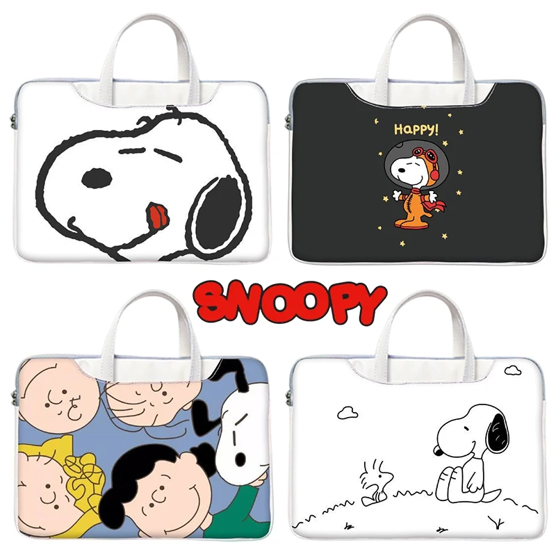 Notebook Pouch Briefcases | Snoopy Shoulder Bags | Snoopy Laptop Bag ...