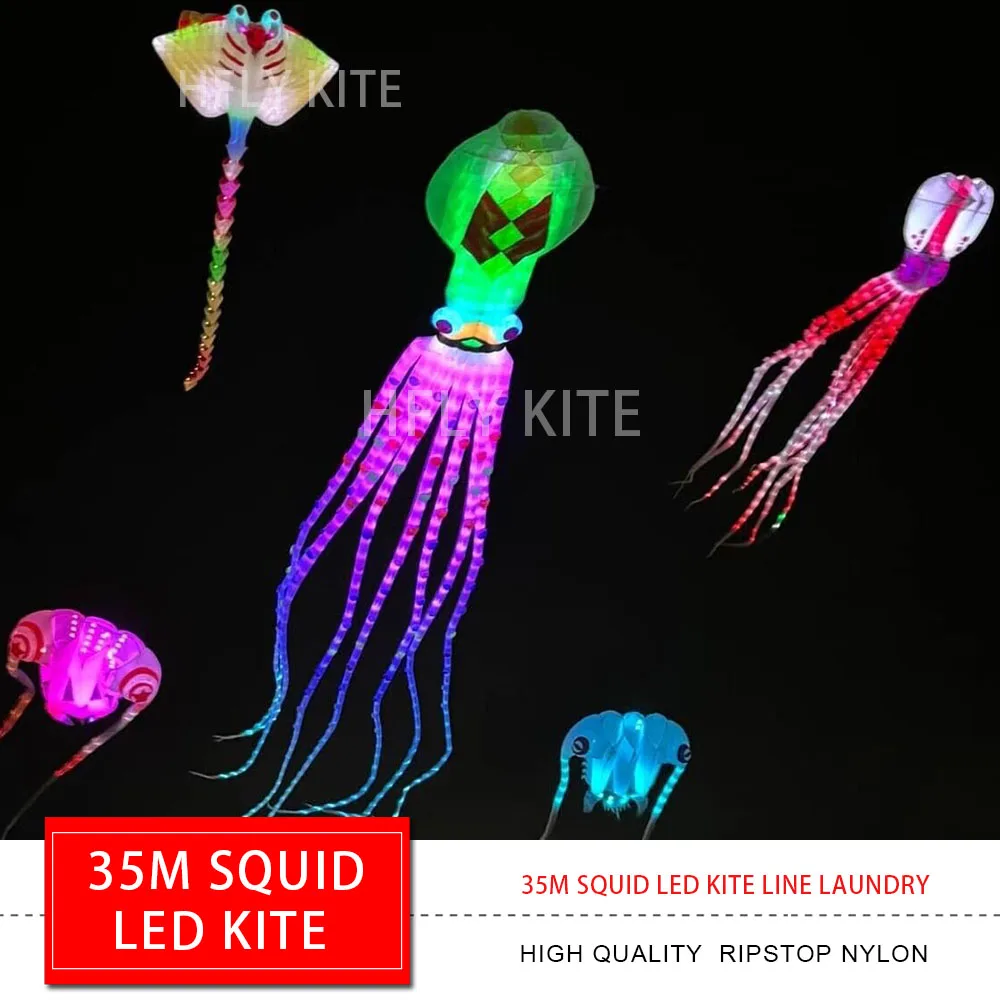 New-Arrival-Giant-Soft-Inflatable-35m-Squid-LED-Kite-Pendant-for-Adults ...