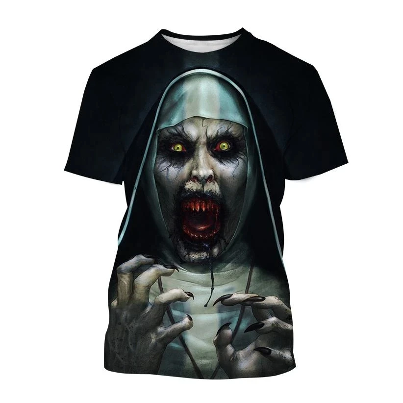 Fashionable-ghost-devil-Valak-3D-Printing-T-Shirt-Fashion-O-Neck ...