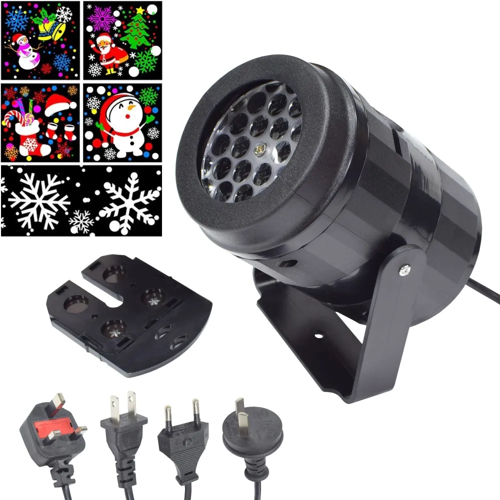 Outdoor Christmas Led Stage Lights Laser Projector Lamp Us / Eu / Au ...
