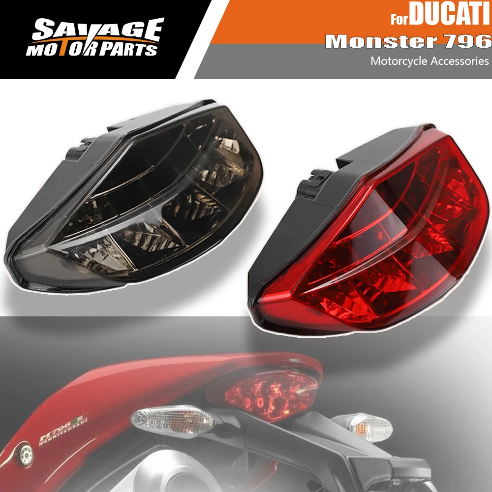 Tail Light LED Turn Signal For DUCATI MONSTER 659 696 795 796 1100/S ...