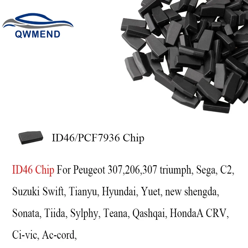 QWMEND-1pcs-ID46-Transponder-Chip-PCF7936-Unlock-ID-46-Chip-for-Honda ...
