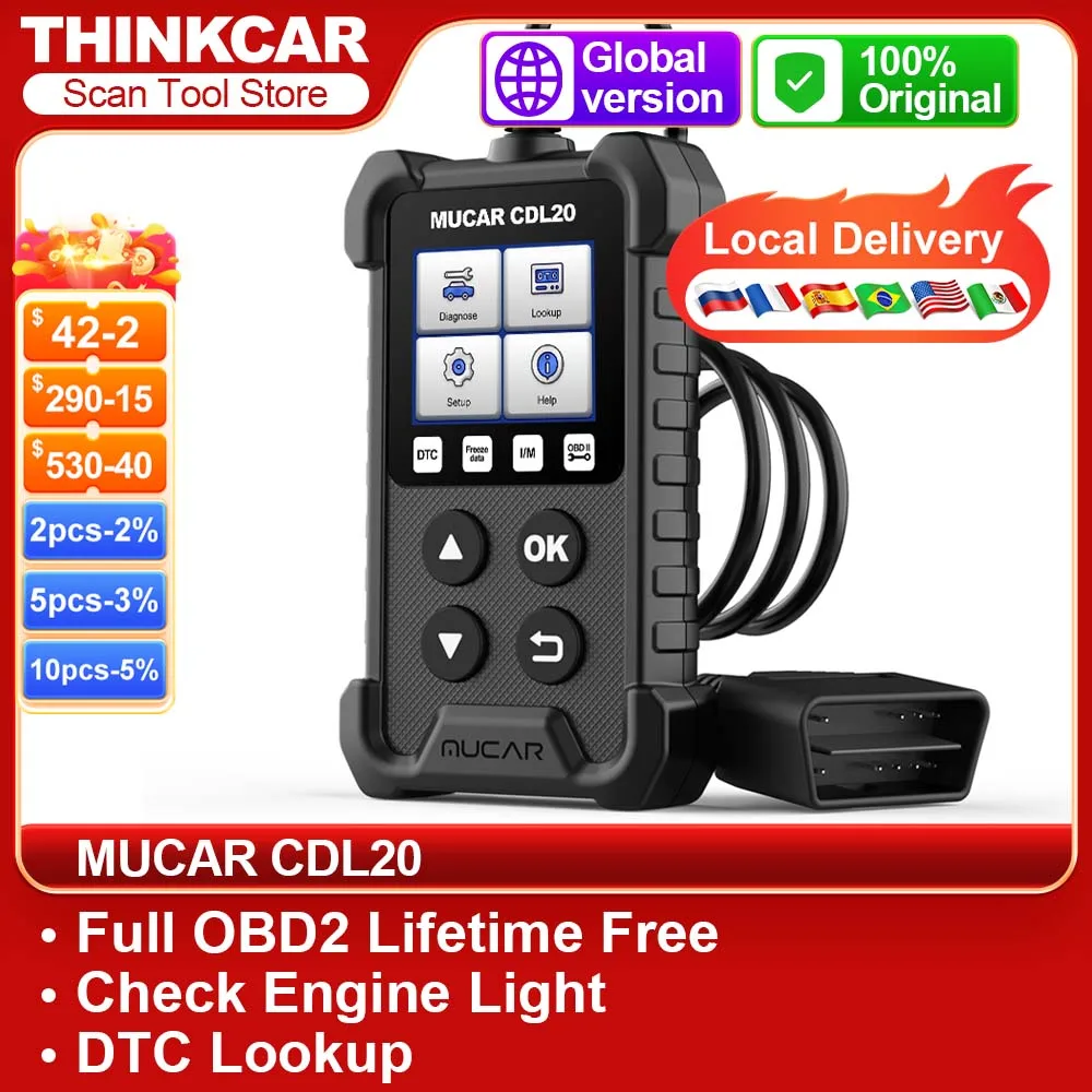 MUCAR-CDL20-OBD2-Scanner-Automotive-Code-Reader-for-Check-Engine-Light ...