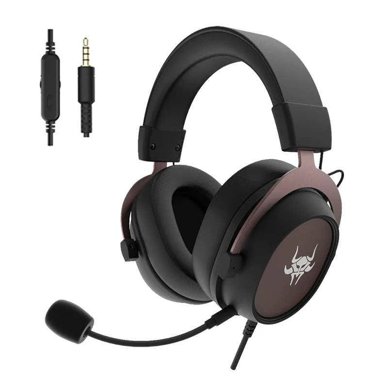 High Quality Wired Headset 3.5mm Detachable Mic Over-Ear Gaming ...