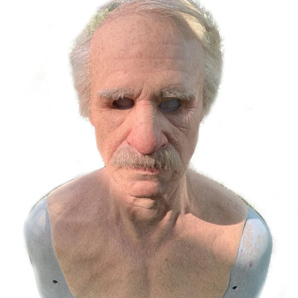 Movie-Breaking-Bad-Halloween-Scary-Bald-Old-Man-Mask-Costume-Party-Fun ...