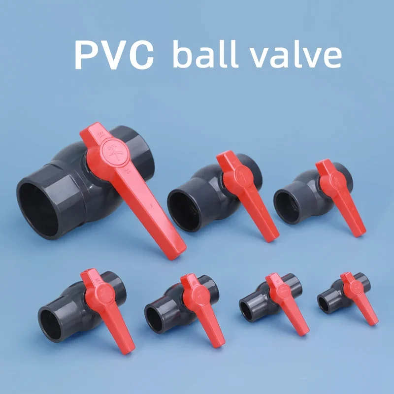 PVC-Pipe-Ball-Valves-Water-Irrigation-System-Drainage-Tube-Quick-Valve ...
