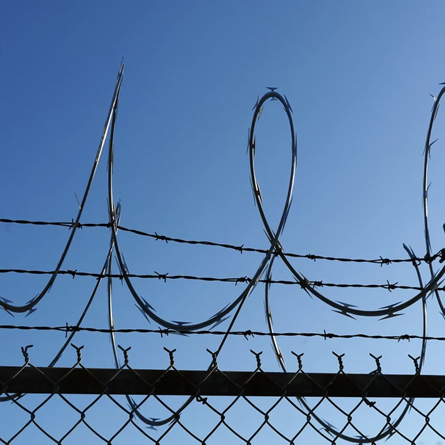 Modern Etching Fence