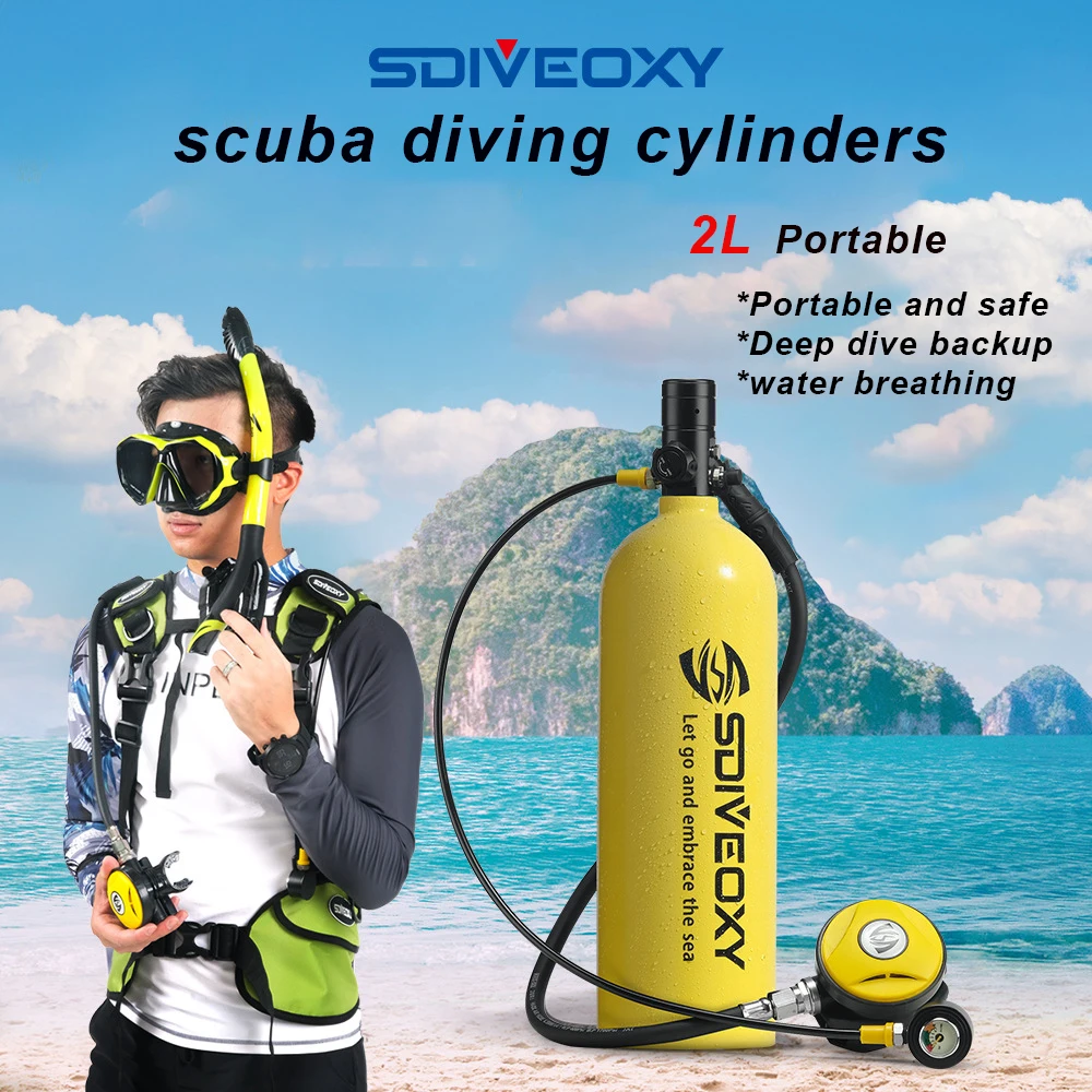 Portable-Scuba-Diving-Cylinder-Air-Tank-Outdoor-Sports-Underwater ...