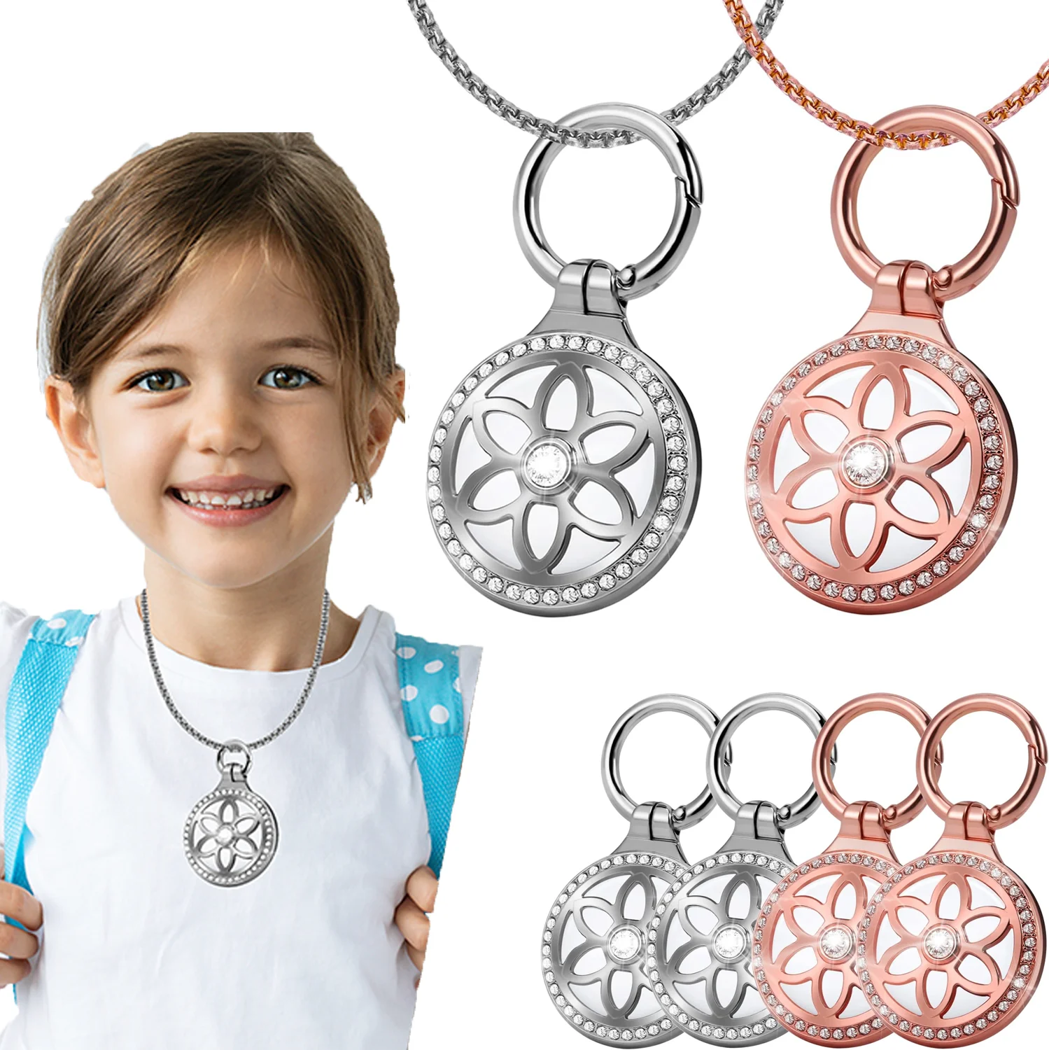 Collier-Airtag-collier-Airtag-en-alliage-de-titane-avec-cadran-m ...