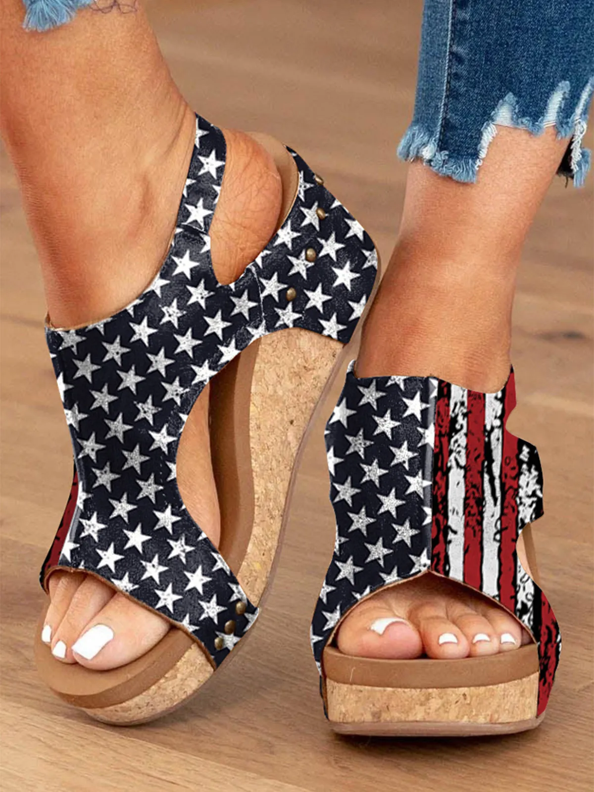 American Flag Toes