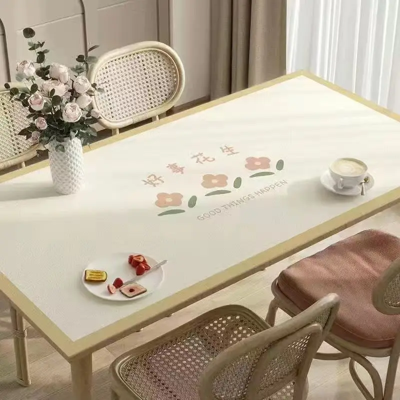 Internet-famous-leather-silicone-table-mat-wash-free-waterproof-and-oil ...