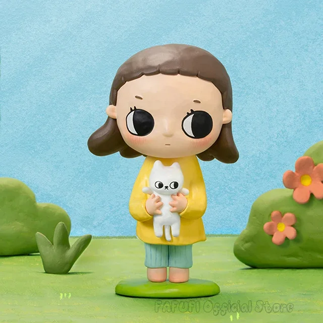 Pop Mart Nyota Flauschige Life Series Action Figure Toys Cartoon Kawaii ...