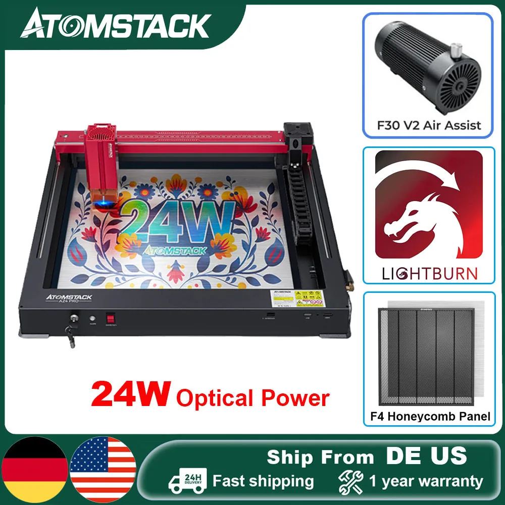 ATOMSTACK-A24-Pro-Laser-Engraving-Machine-24W-Installation-Free ...