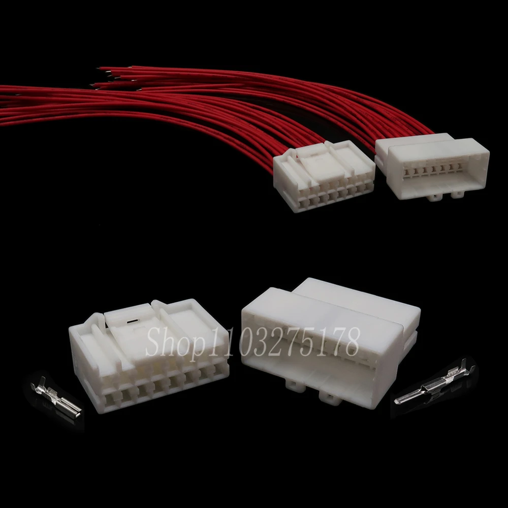 1-Set-16-Pin-936211-1-936201-1-Car-Wire-Harness-Male-Female-Connector ...