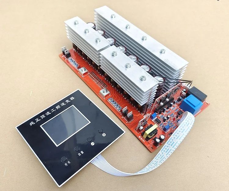 LCD display power frequency inverter PCB motherboard 12v to 48v ...