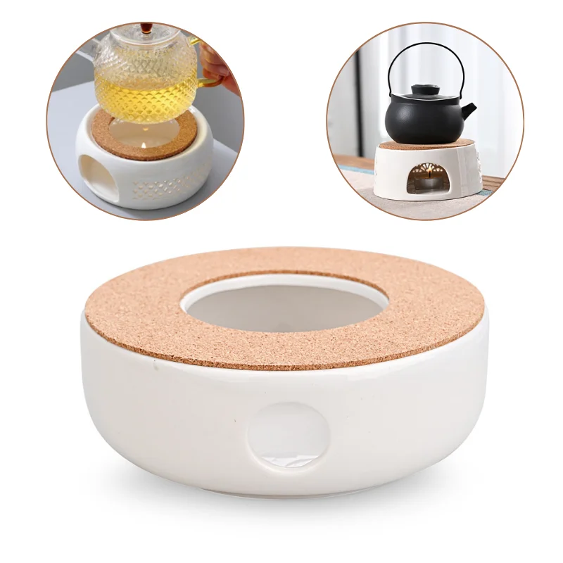 Ceramic Teapot Warmer Holder Base Tea Warmer Insulation Base Tea Coffee ...