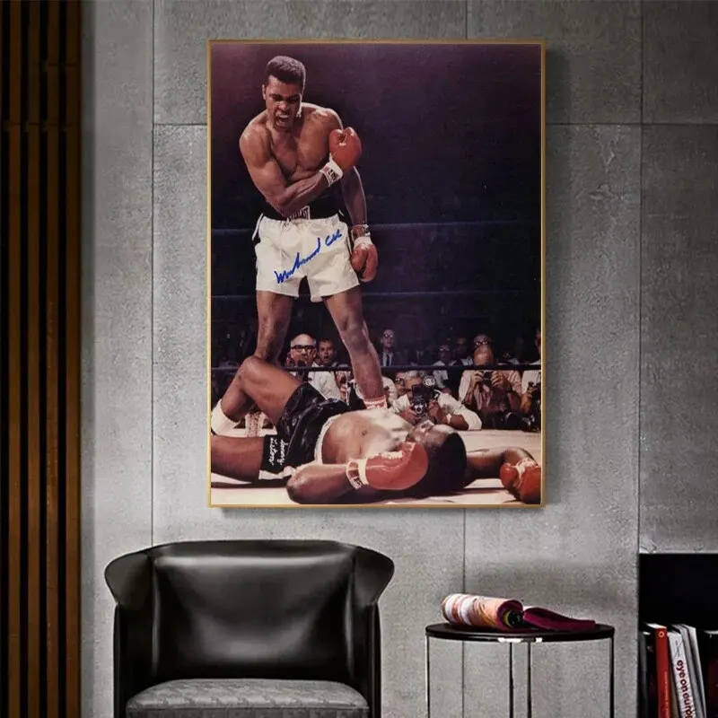 Muhamperception-Ali-Haj-Boxer-Champion-Wall-Art-Posters-Prhonneur-on ...