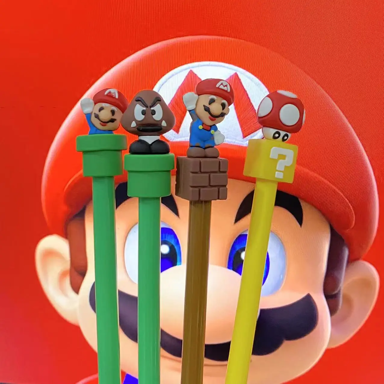 Game-Super-Mario-Stationery-Adventure-Island-Mario-Creative-Cartoon-Pen ...