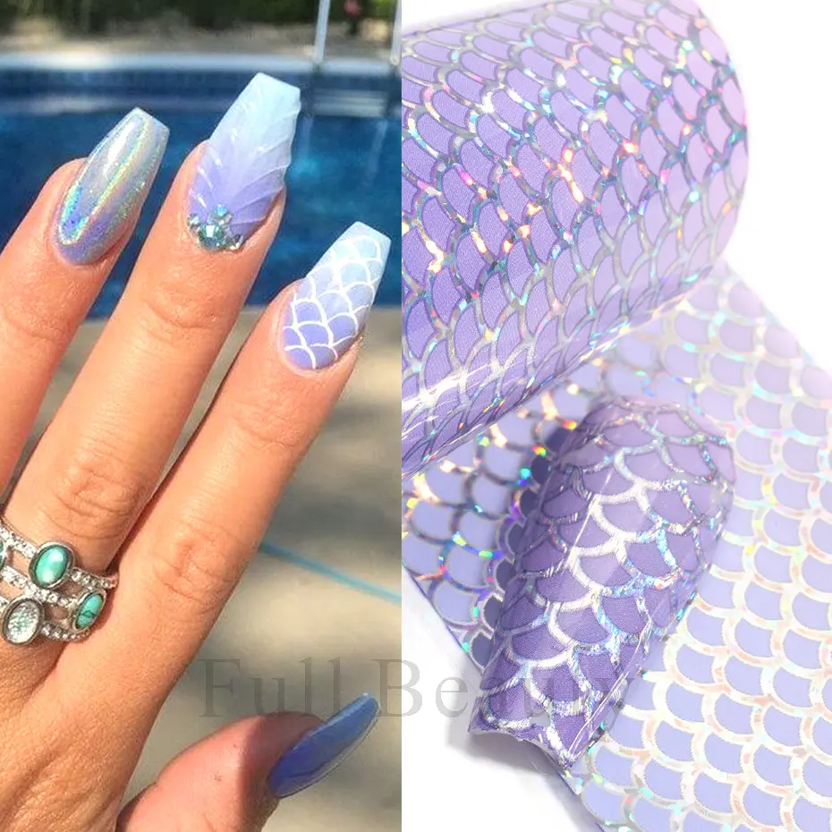 Mermaid Scale Nails