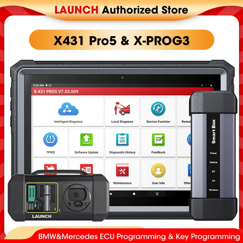Launch-Key-Programming-Tool-X431-Pro-5-X-PROG3-Set-Car-Diagnostic-Tool ...