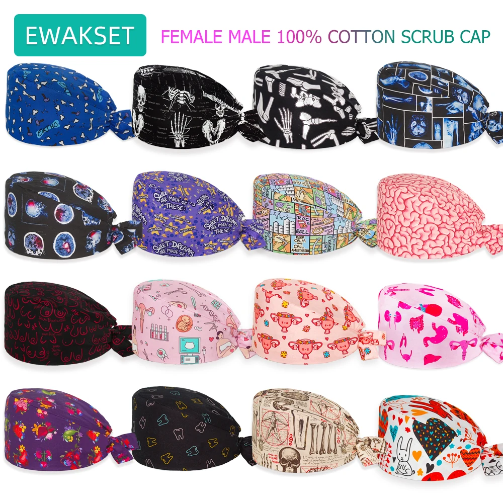 NEW Medical Surgical Scrub Caps Cotton anesthesia Nurse Doctor Surgeon ...