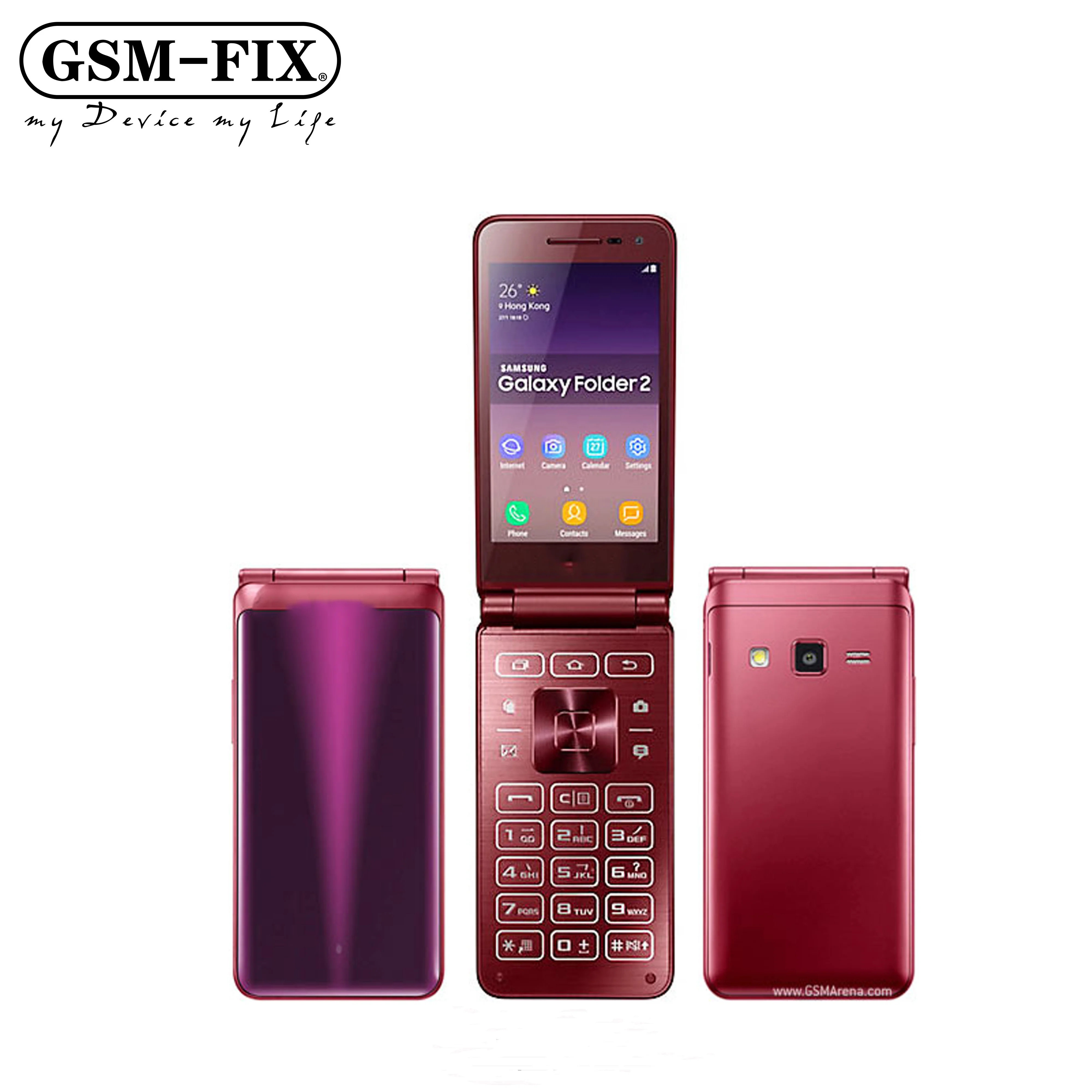GSM-FIX-Original-For-Samsung-Folder2-G1650-Dual-Sim-Original-Unlocked ...