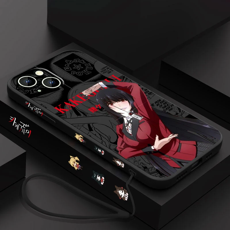 Funda-de-tel-fono-de-Anime-Kakegurui-para-Apple-iPhone-15-14-13-12-11 ...