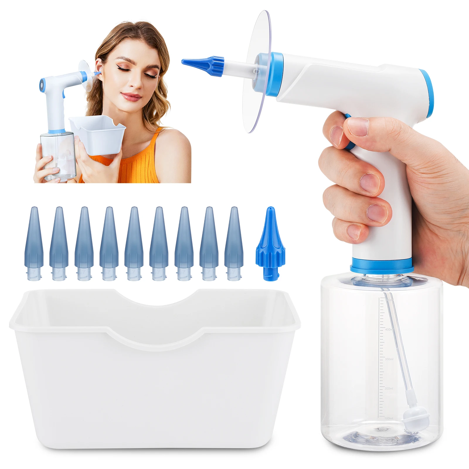 El-trica-autom-tica-Ear-Irrigation-Washer-Bottle-System-Ear-Cleaner-Kit ...