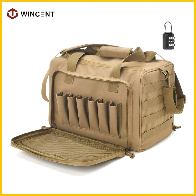 Tactical Range Bag 600D Molle System Waterproof Gun Shooting Pistol ...