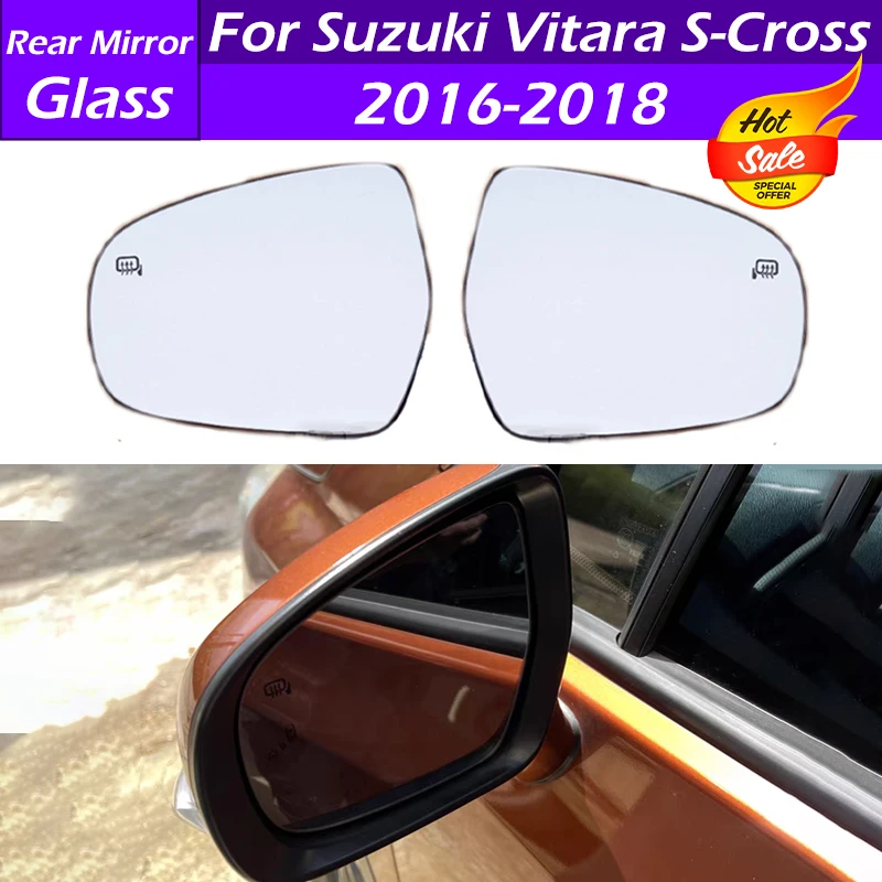 For-Suzuki-Vitara-S-Cross-2016-2017-2018-Rearview-Mirror-Glass-Side ...