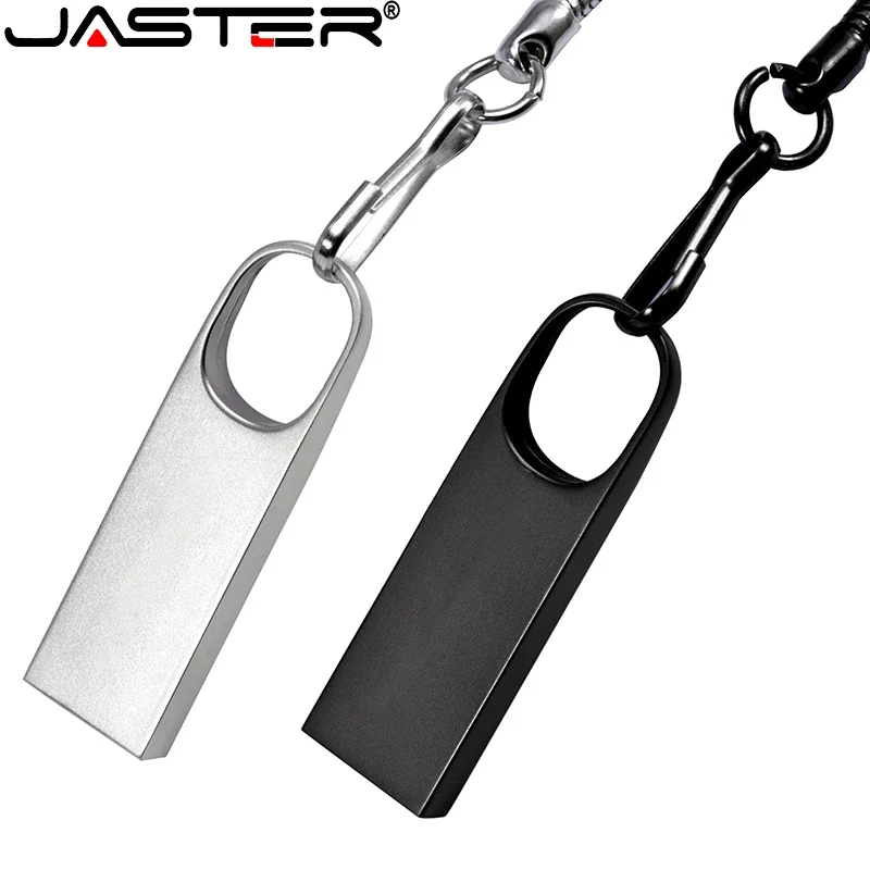 JASTER-Silver-Metal-Memory-Stick-128GB-Free-Key-Chain-Pen-Drive-64GB ...