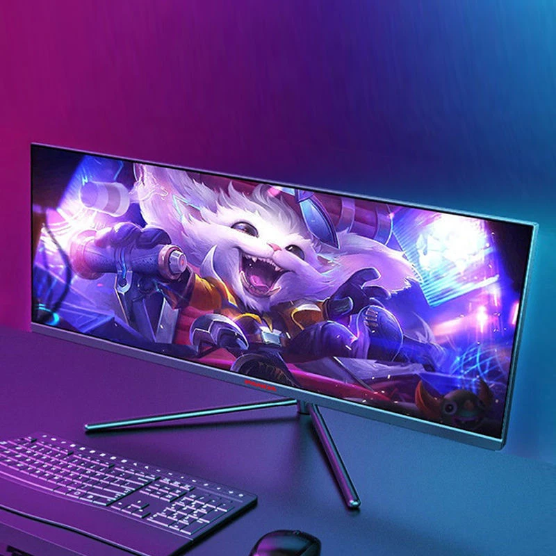 34-Inch Quasi 4K 100hz Type-C E-Sports Hairtail Screen PBP Computer ...