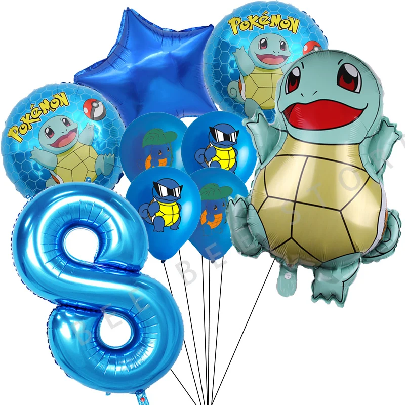 Conjunto de Globos de Pokémon para fiesta de cumpleaños, Set de Globos ...
