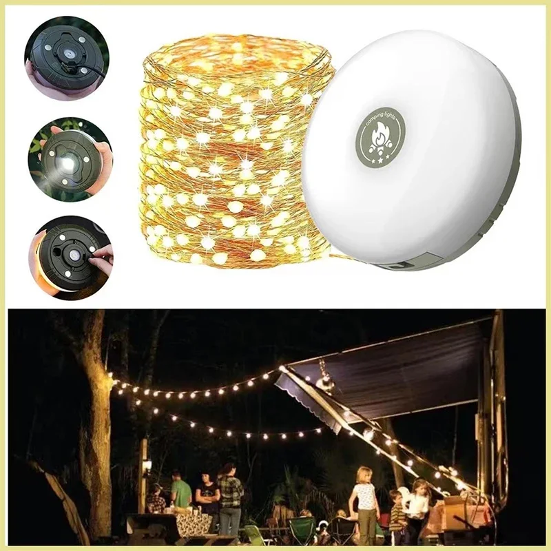 LED-Camping-Lamp-Strip-Atmosphere-10M-Length-Waterproof-Recyclable ...