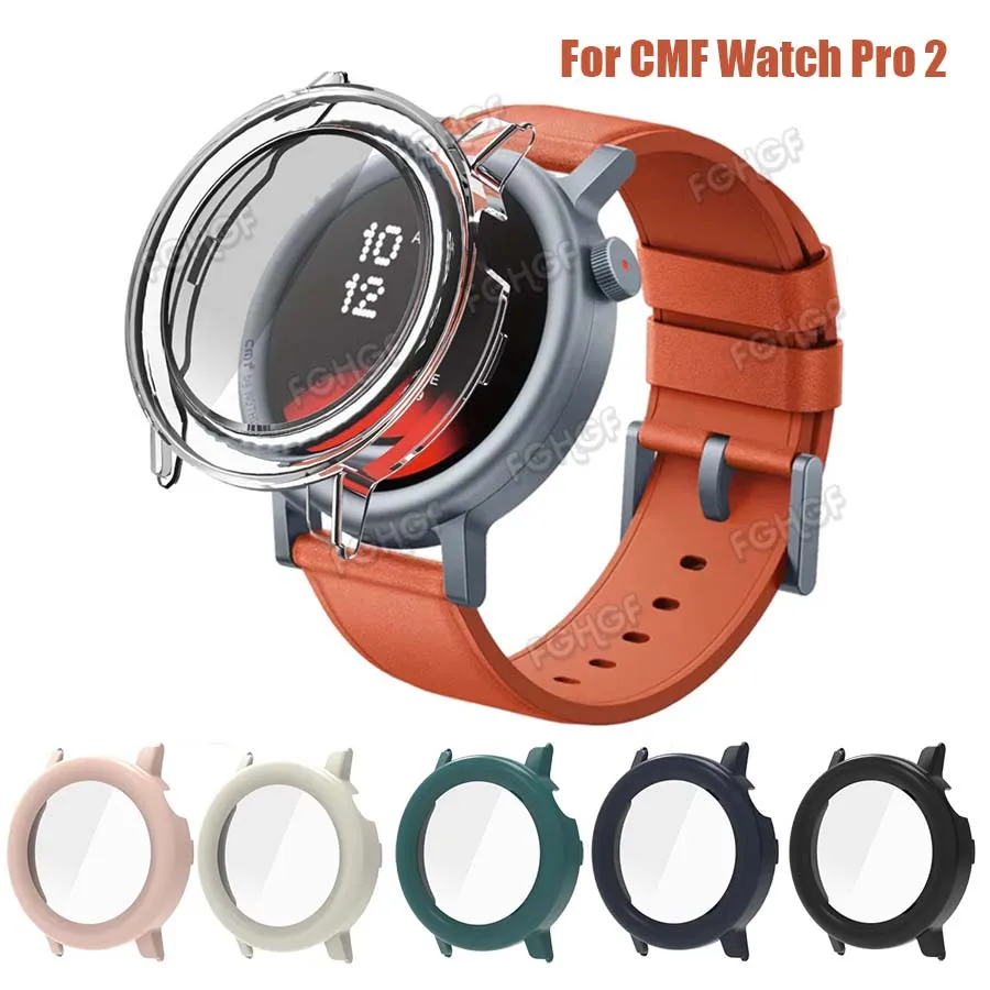 For-CMF-Watch-Pro-2-Case-Tempered-Glass-Full-Cover-Protective-Shell-For ...