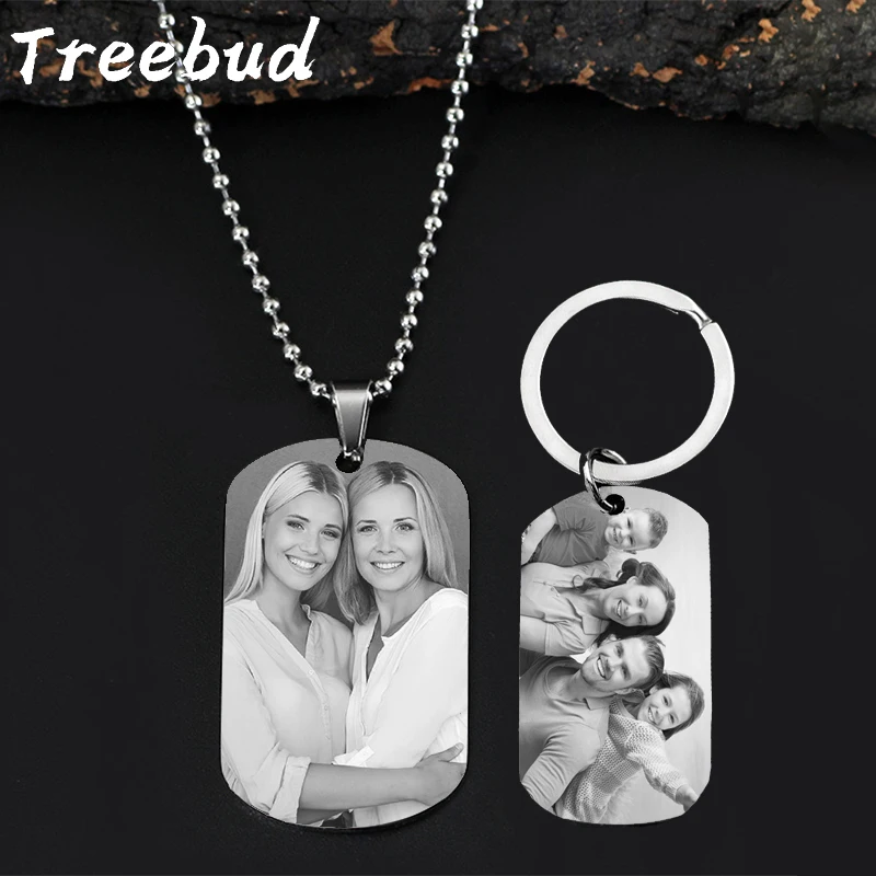 Treebud-Custom-Engraved-Photo-Necklace-Stainless-Steel-Laser-Engrave ...