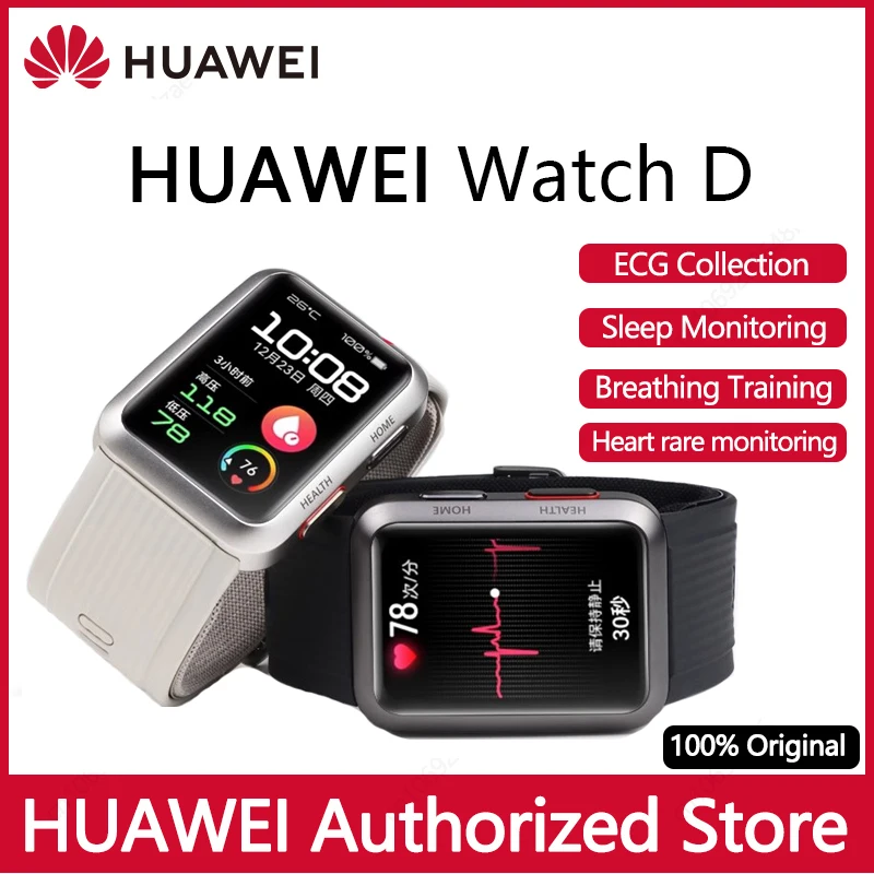 Huawei WATCH D Wrist Ecg Blood Pressure Recorder Intelligent Blood ...