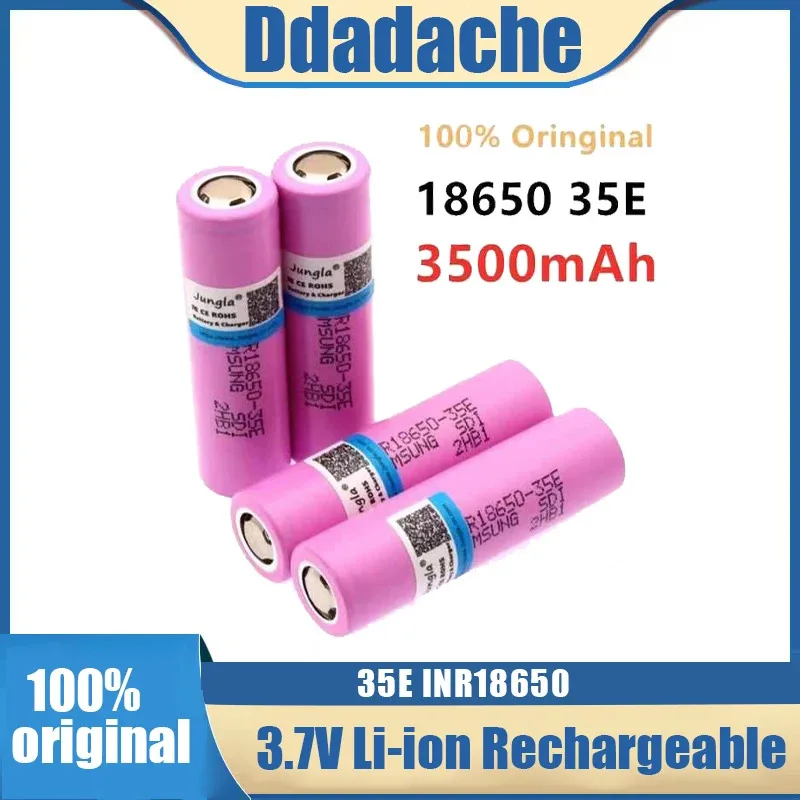 Free-Shipping100-Original-35E-3-7-V-3500-Mah-18650-Lithium-Battery-for ...