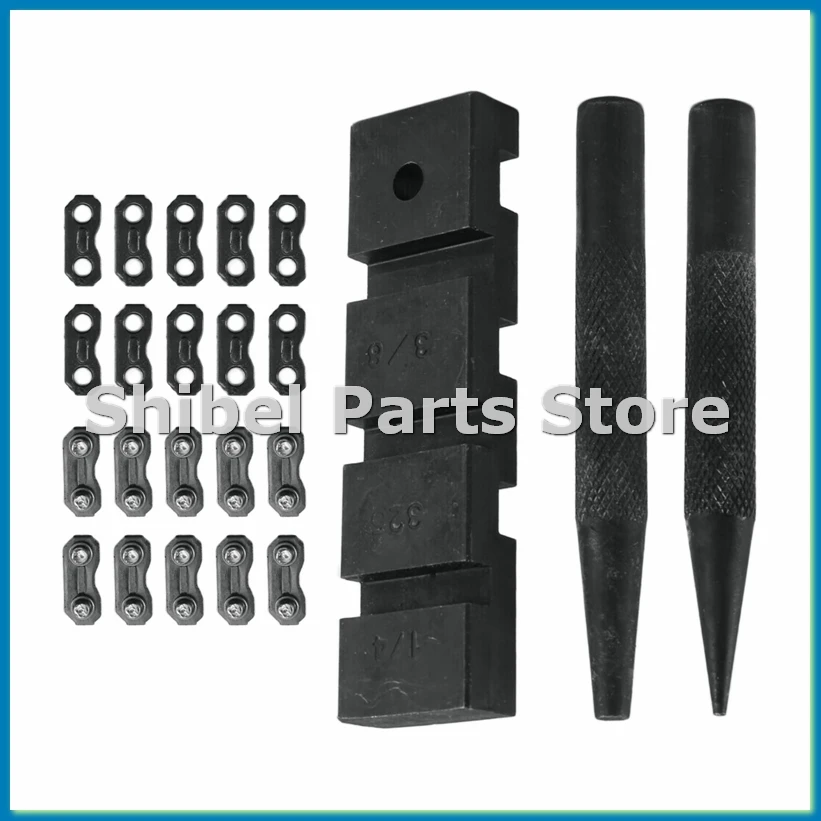 3PCS Pocket Chainsaw Breaker Chain Saw Repairing Mending Tool Set with ...
